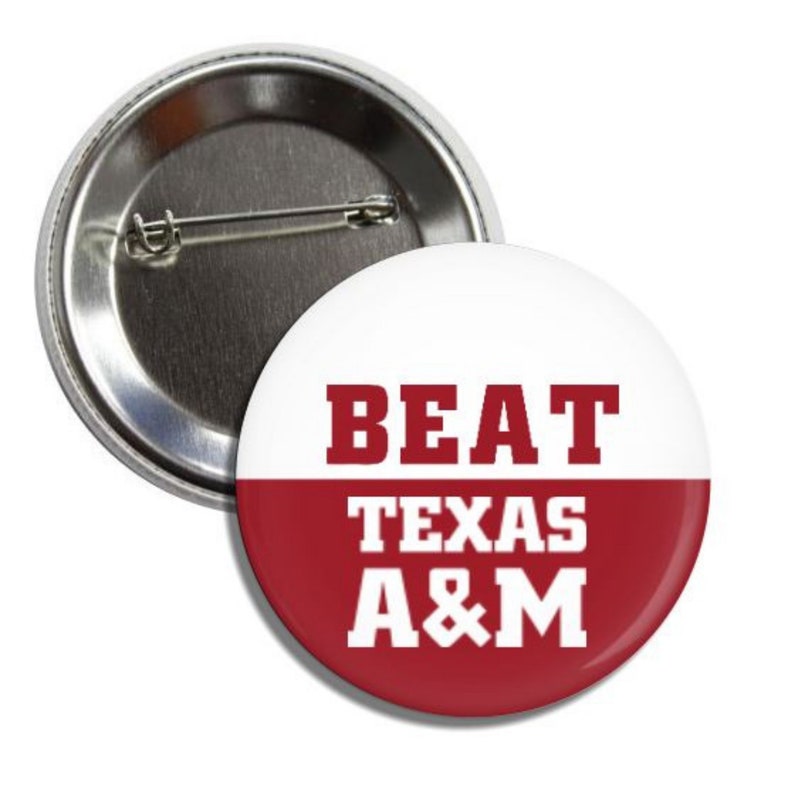 BEAT TEXAS A&M Alabama Football 2.25 Button Pin Badge | Etsy