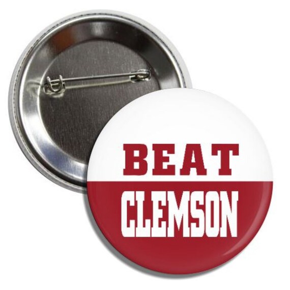 BEAT CLEMSON Alabama Crimson Tide Football 2.25 Gameday | Etsy