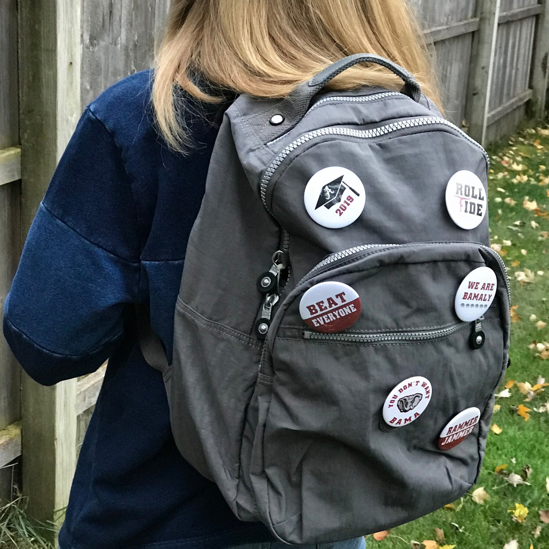 BEAT EVERYONE Alabama Crimson Tide 2.25 Gameday Buttons Pins | Etsy