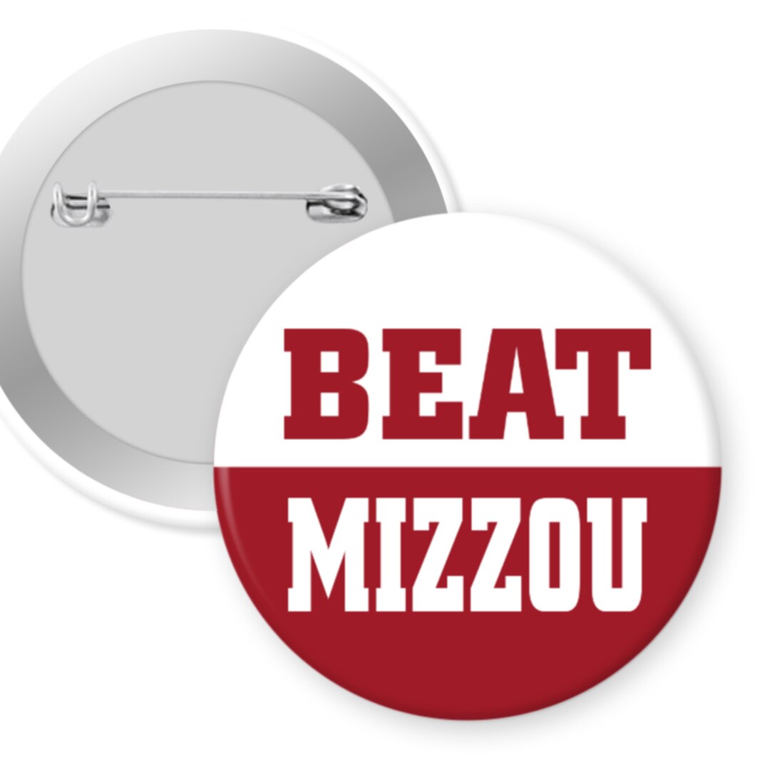 BEAT MIZZOU - Alabama Football 2.25" Button Pin Badge - Etsy