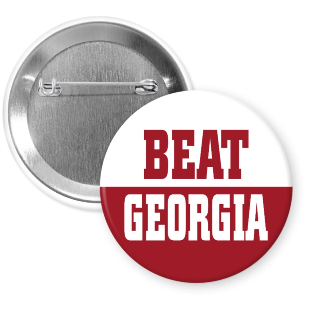 BEAT GEORGIA Alabama Crimson Tide 2.25" Gameday Button Pins Badges - Etsy