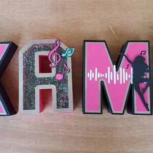 Tiktok 3D Letters / Tiktok Letters / Tiktok Birthday Party - Etsy