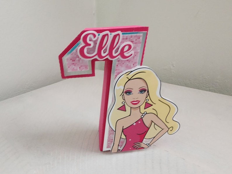 Barbie Doll Letters/doll 3D Letters / Barbie Birthday Party - Etsy