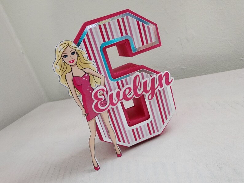 Barbie Doll Letters/doll 3D Letters / Barbie Birthday Party - Etsy