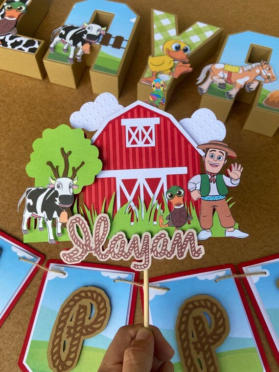 La granja de Zenon cake topper/ La granja de Zenon - Etsy België