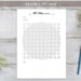 100 Day Tracker Printable | A4 US Letter | 100-day Challenge Sheet ...