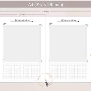 Think About Planner Printable Brain Dump A4 A5 US Letter - Etsy