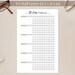 30 Day Tracker Printable A5 US Half Letter 30 Day - Etsy