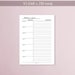 Week at a Glance Printable | A4 A5 US Letter US Half Letter | Weekly ...