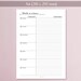 Week at a Glance Printable | A4 A5 US Letter US Half Letter | Weekly ...