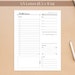 Daily Planner Printable A4 A5 US Letter US Half Letter to - Etsy