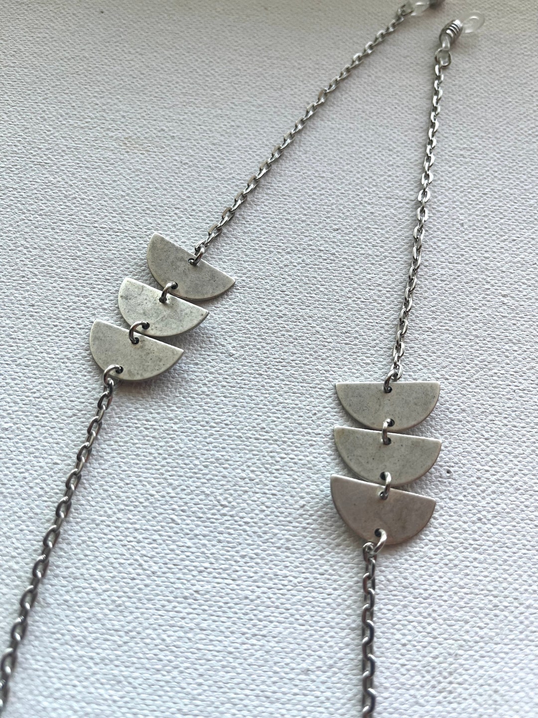 Triple Half Moon Eye Chain - Etsy
