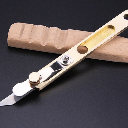 WUTA Skiving Knife Flat or Slanted Blade Cutting Edge Cutter | Etsy