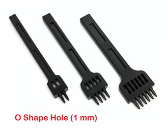 Manually Leather Hole Punch Tools, Round 1 Mm Hole Stitching Punch for ...