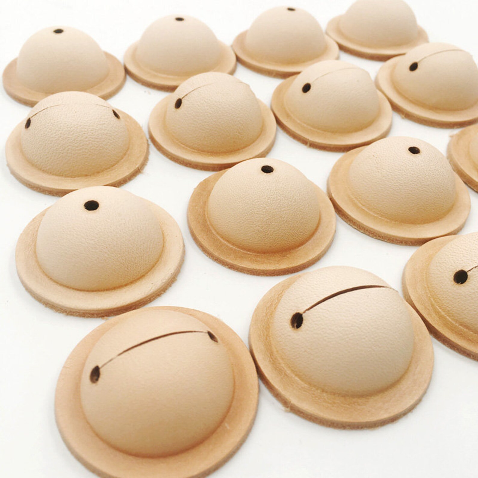 DIY Semi-finished Bells Bell Balls DIY Leather Set for - Etsy
