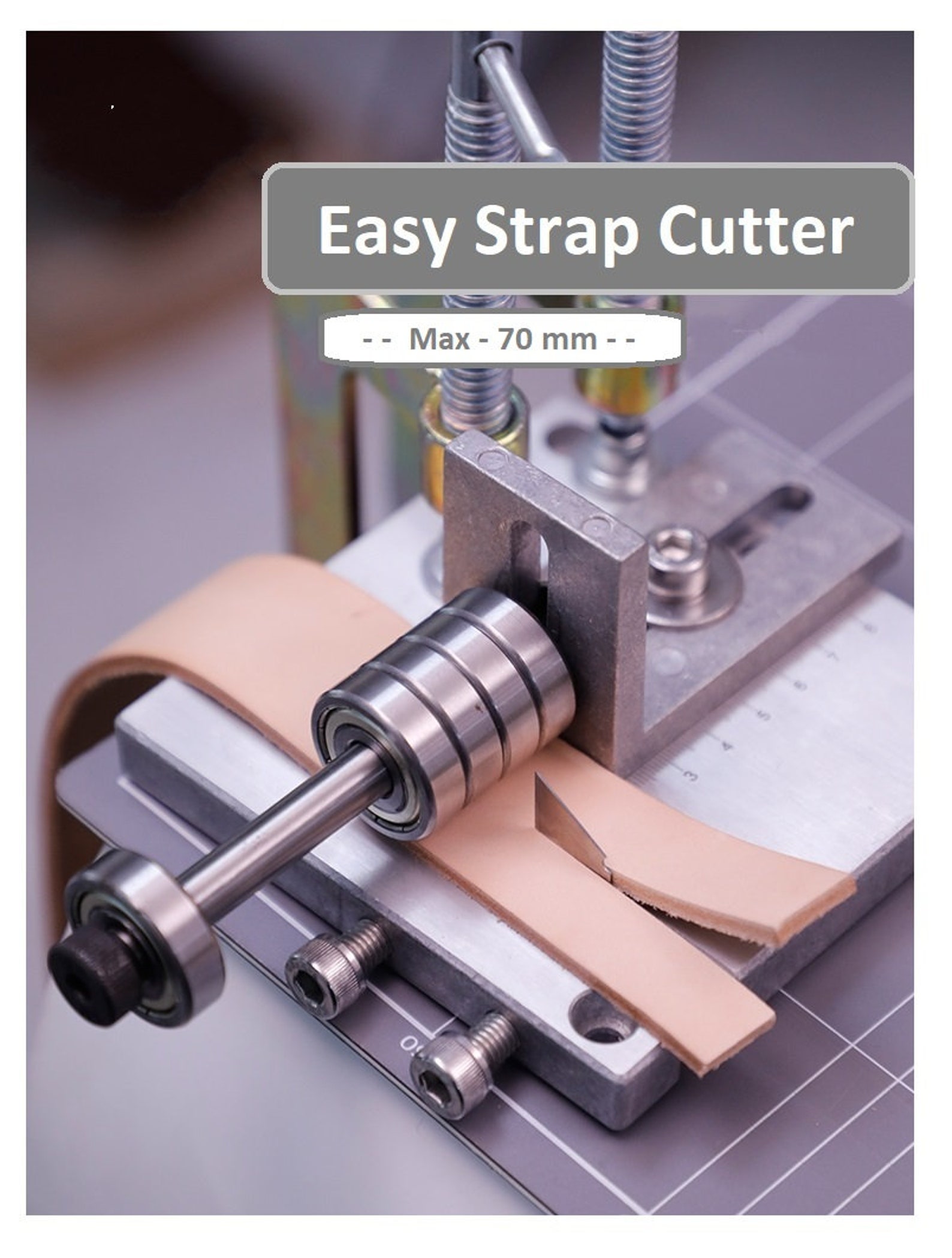 Easy Strap Cutting Set Leather Strip Cutter Max 70 Mm Wide - Etsy