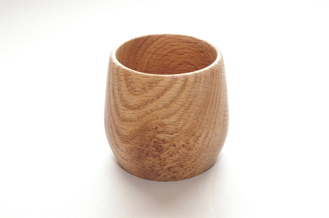 Hand-turned White Oak Whiskey Tumbler – Wooden Cup – Made in Michigan ...