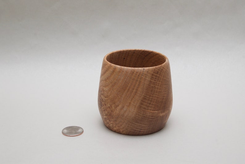 Hand-turned White Oak Whiskey Tumbler – Wooden Cup – Made in Michigan ...