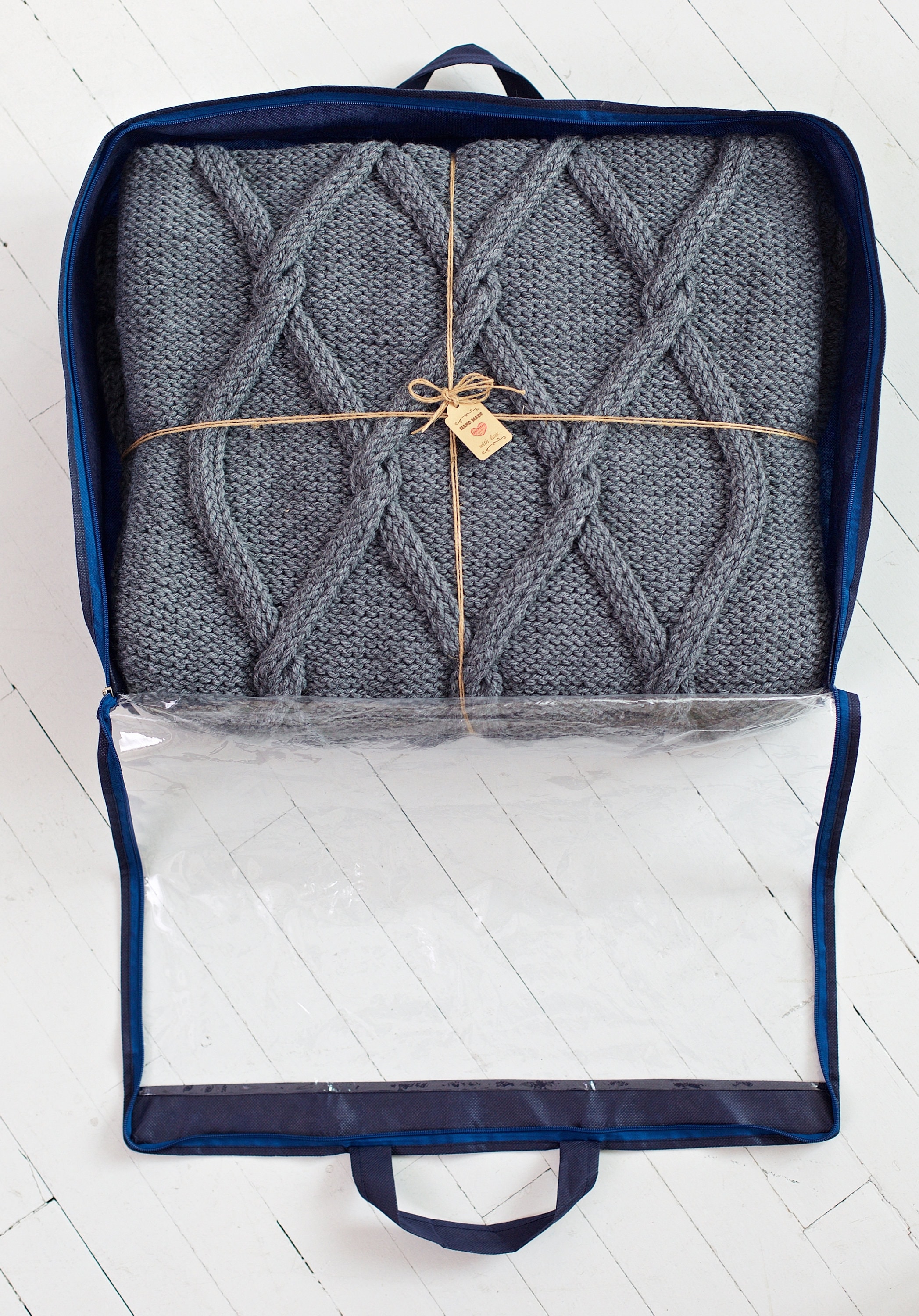 Gorgeous Chunky Grey Throw Cable Knit Blanket Luxury - Etsy UK