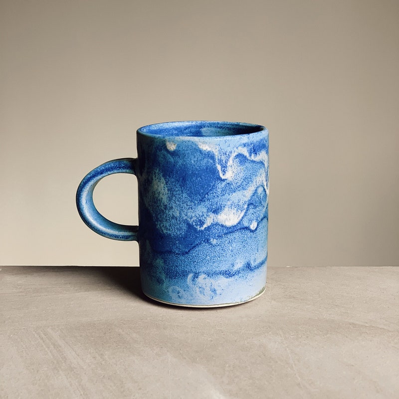 Blue Mugs - Etsy
