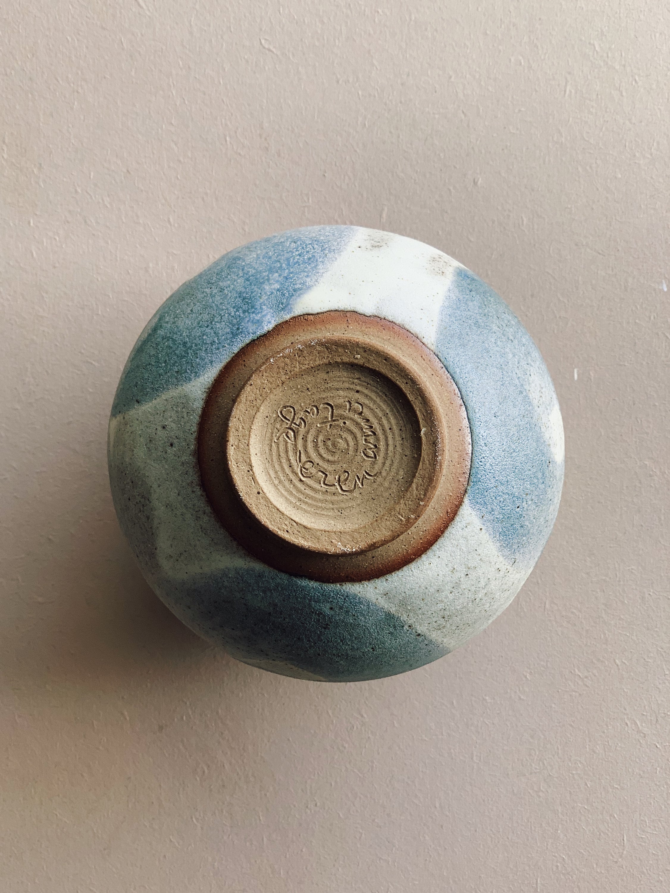 Ocean Wave Moon Jar, Handmade Round Stoneware Ceramic Vase - Etsy