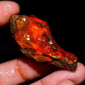 Opal Raw, Natural Ethiopian Opal Rough, Loose Gemstone Oil Opal Rough ...