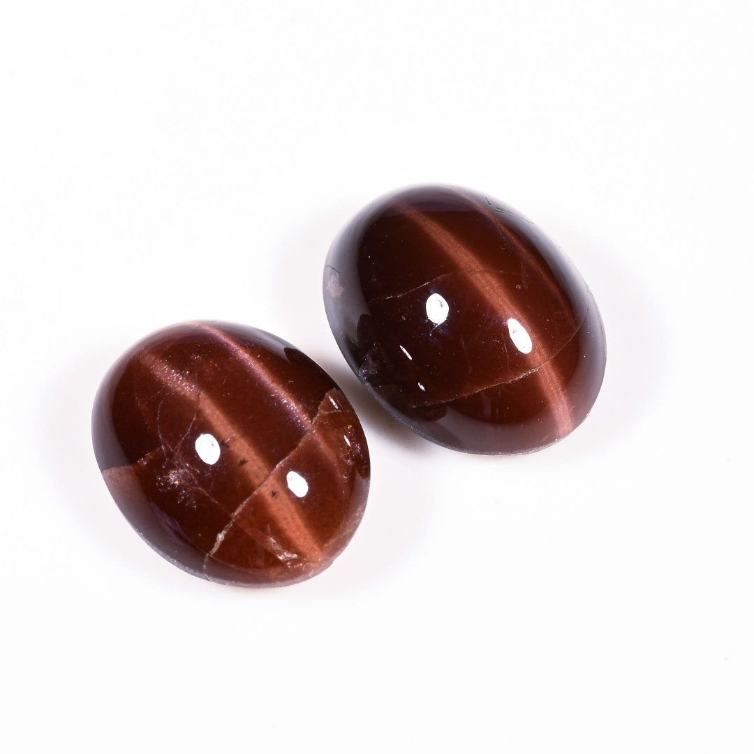 Cats Eye Quartz, Natural Cats Eye Quartz Oval Cabochon, Loose Gemstone ...