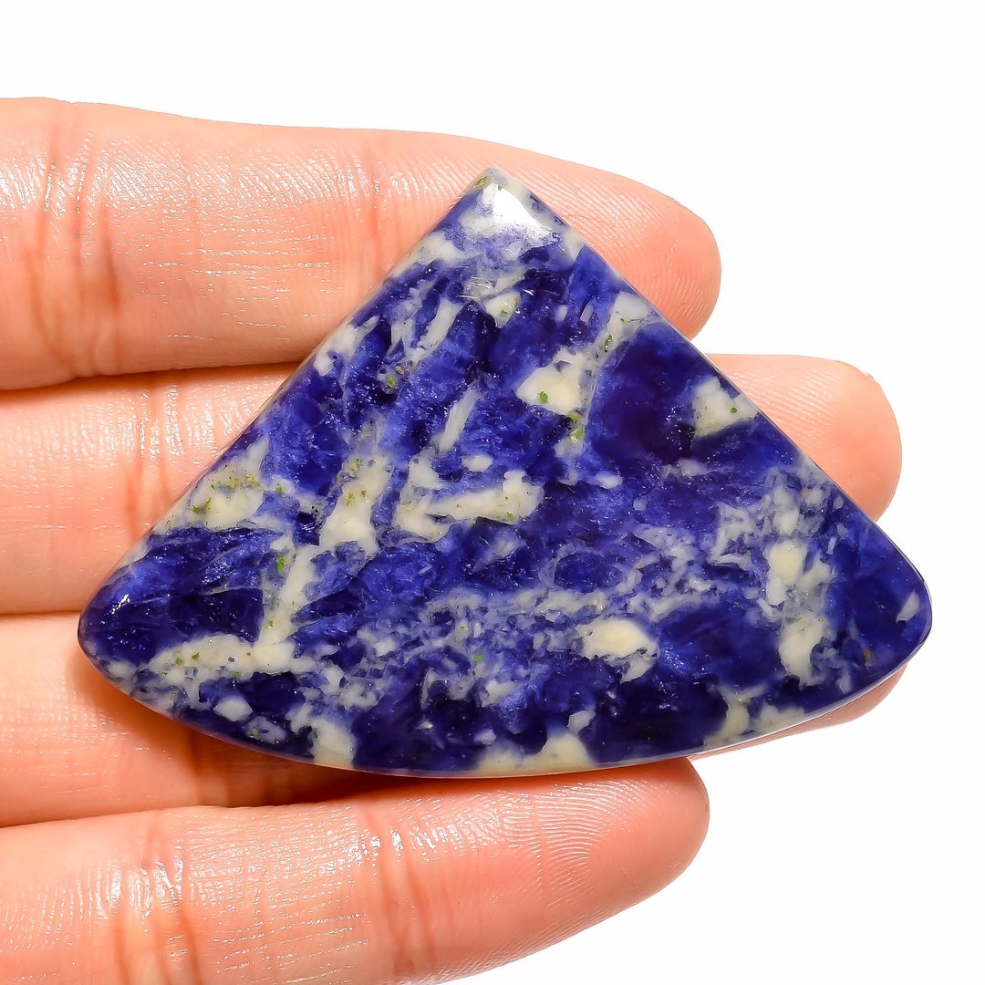 Natural Sodalite, Sodalite Pear Shape Cabochon Loose Gemstone, Smooth ...