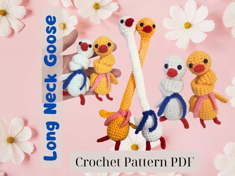 Long Neck Goose Crochet Pattern, Beginner-friendly (PDF Pattern) - Etsy