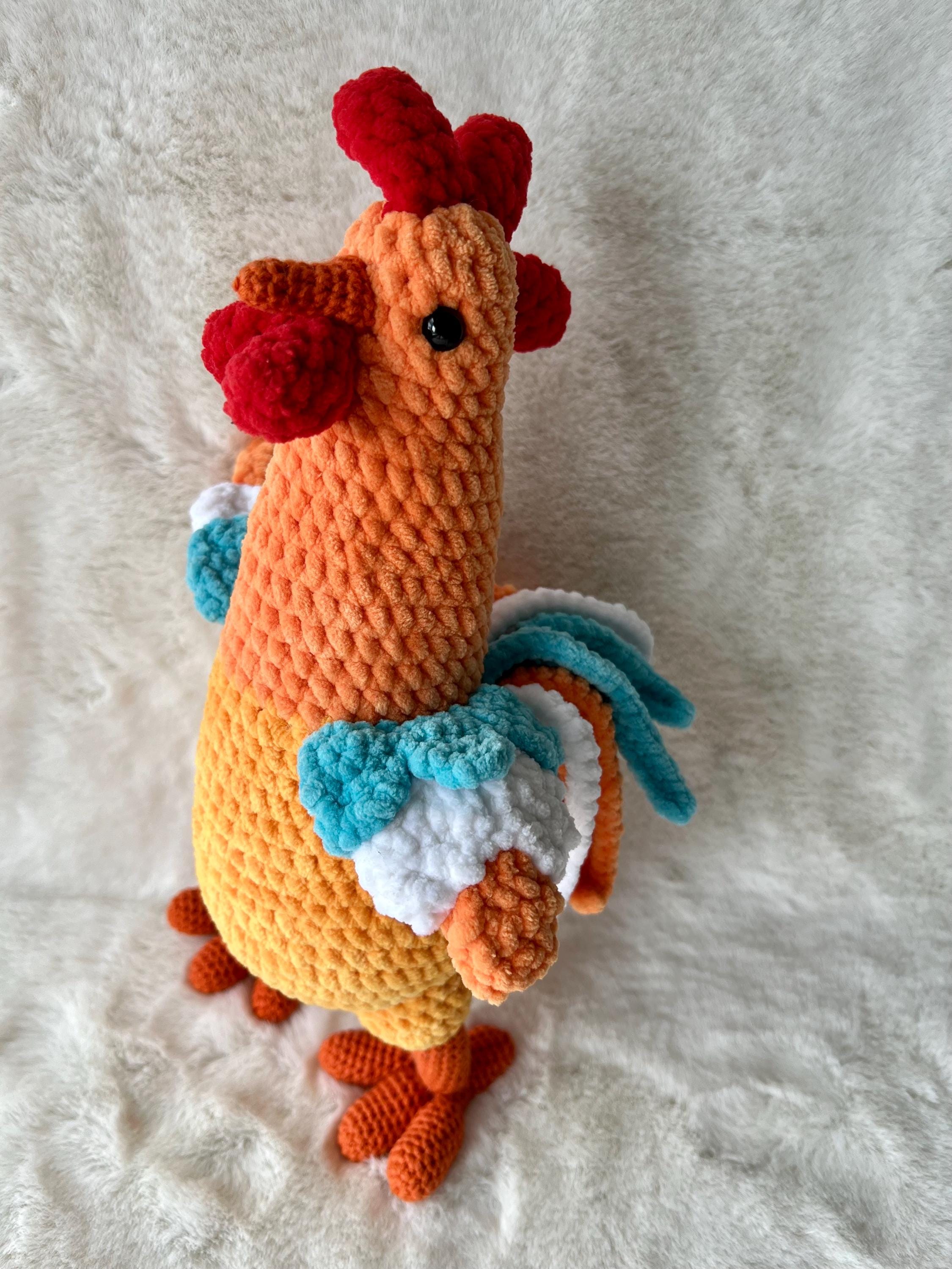 Rooster Crochet Pattern, Chicken Digital Pattern - Etsy