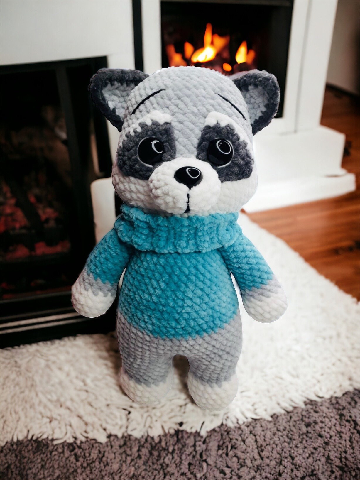 Raccoon Crochet Pattern, Raccoon Digital Pattern, Raccoon Amigurumi PDF ...