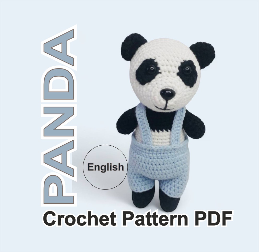 Panda Crochet Pattern, Animals Crochet PDF, Panda Amigurumi Pattern - Etsy
