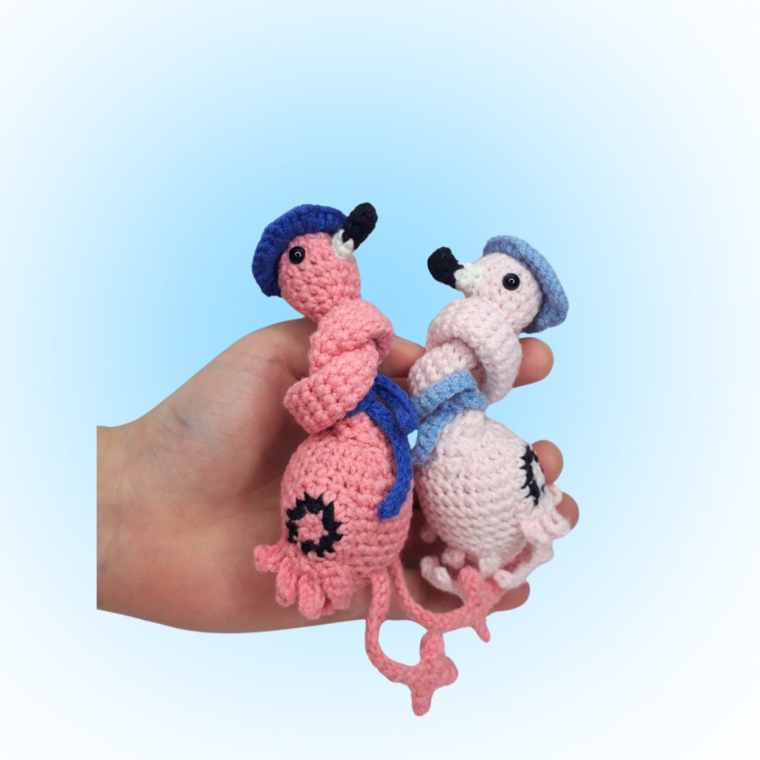 Long Neck Flamingo Crochet Pattern | Amigurumi Bird Toy (PDF) - Etsy