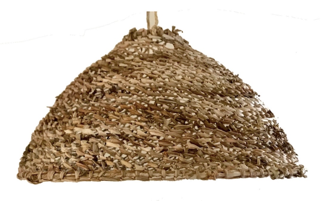Straw Pendant Lamp - Etsy