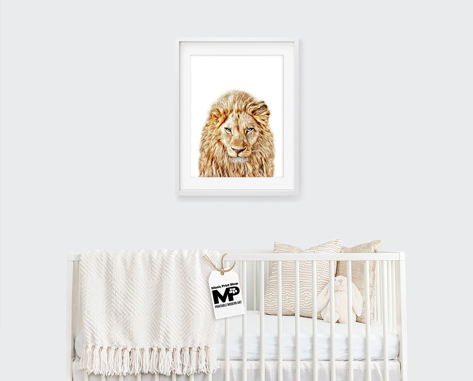 Lion Print Jungle Nursery Wall Art Downloadable Prints. African ...