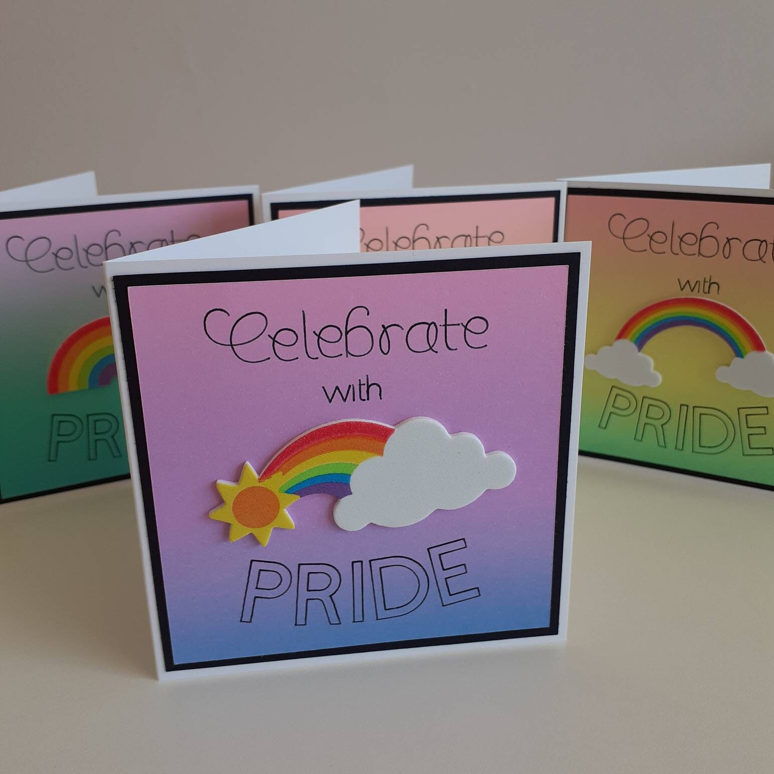 Pack of 4 cards to celebrate LGBTQ pride - Etsy.de