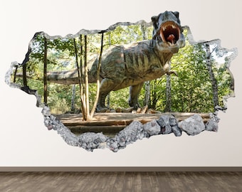 Dinosaur wall decal | Etsy