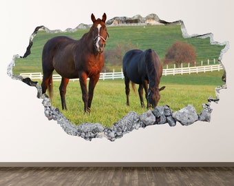 Horse wall decals | Etsy