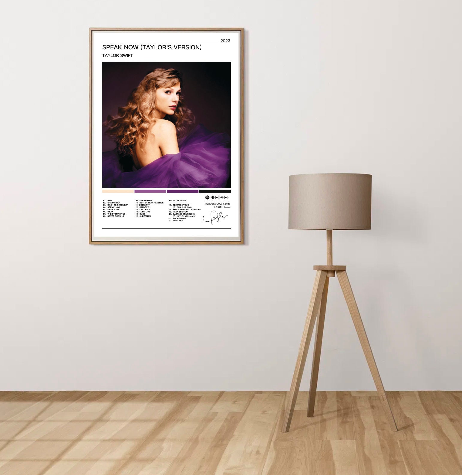 Taylor | Speak Now Album Poster | taylor version Merch | Taylo version ...