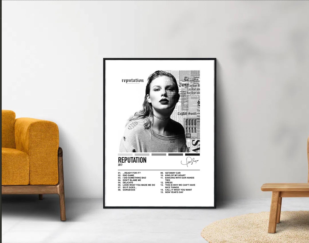 Taylor Swift Reputation Album Poster Swiftie Merch Tour - Etsy Canada