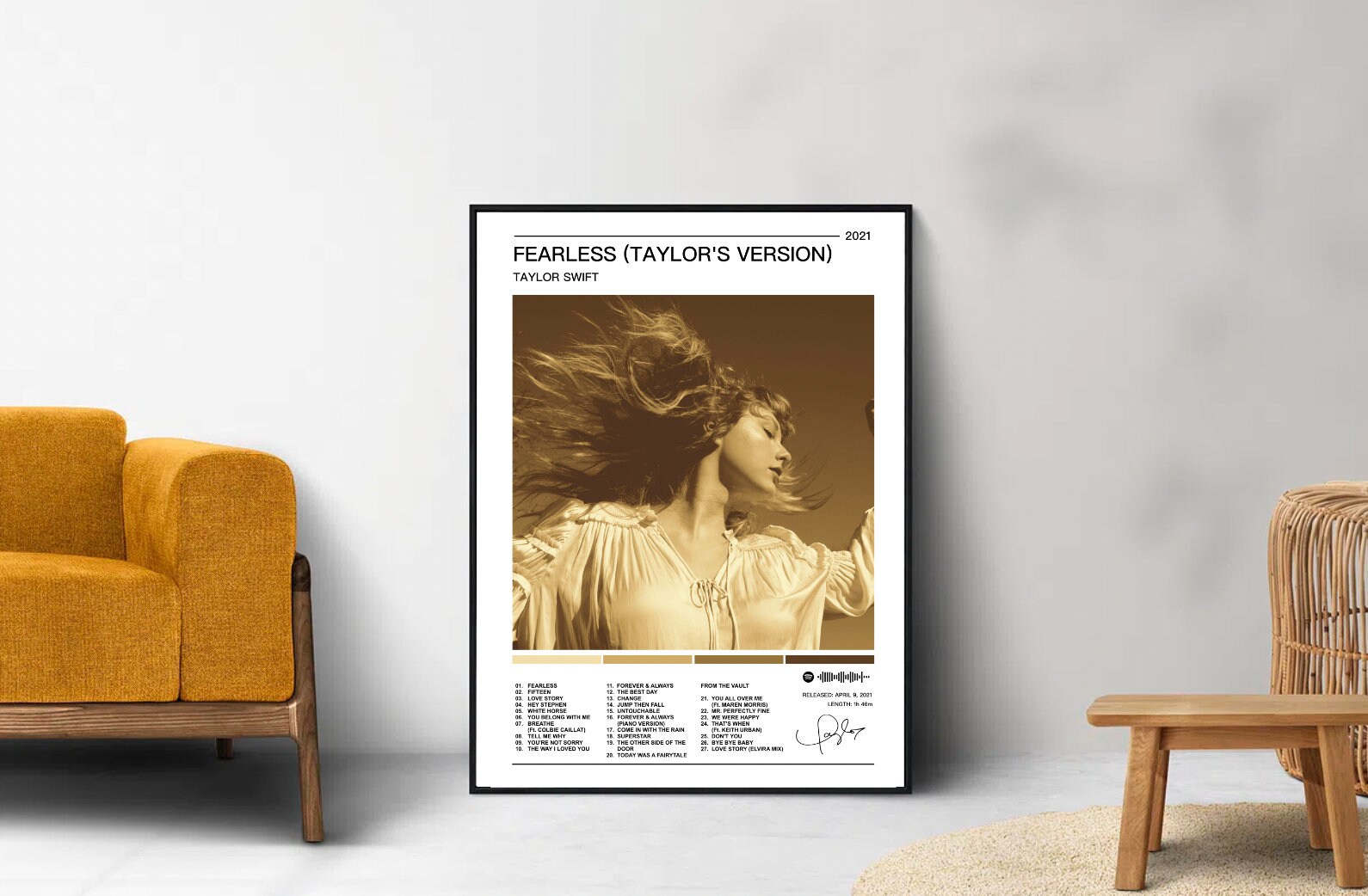 Taylor | Fearless Album Poster | taylor version sold by Lilly Bridal ...