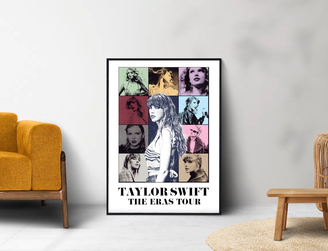 Taylor Swift Eras Tour Poster Swiftie Merch Tour Poster Custom Poster ...