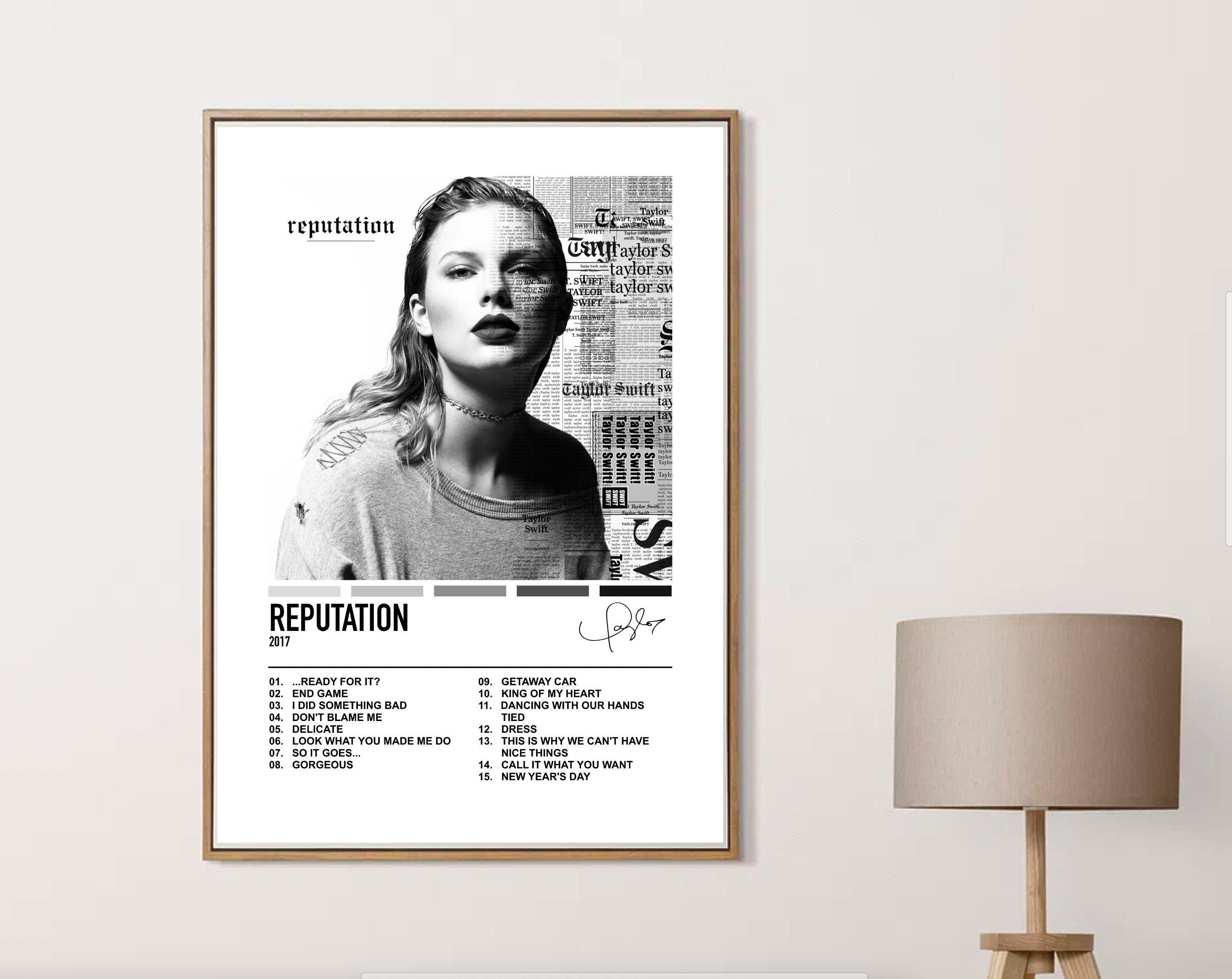 Taylor Swift Reputation Album Poster Swiftie Merch Tour - Etsy Canada