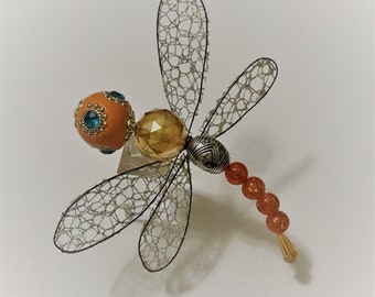 Beaded dragonfly | Etsy