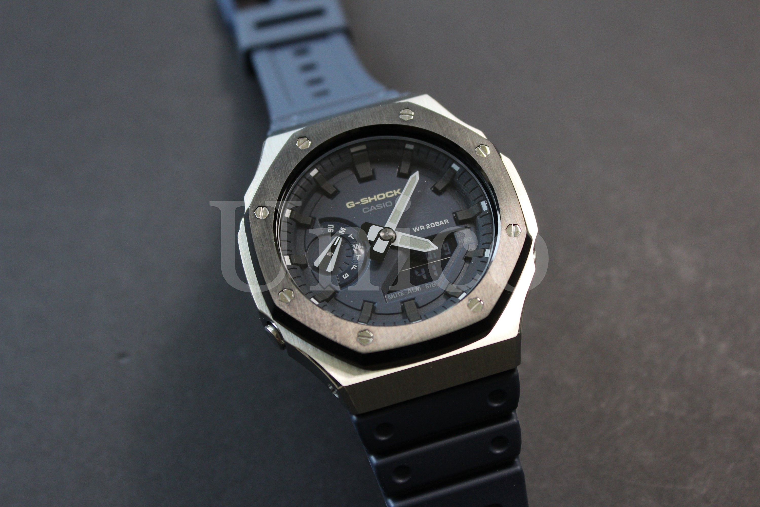 Custom Casioak Urban Blue Casio G-shock GA2110ET-2A New - Etsy UK