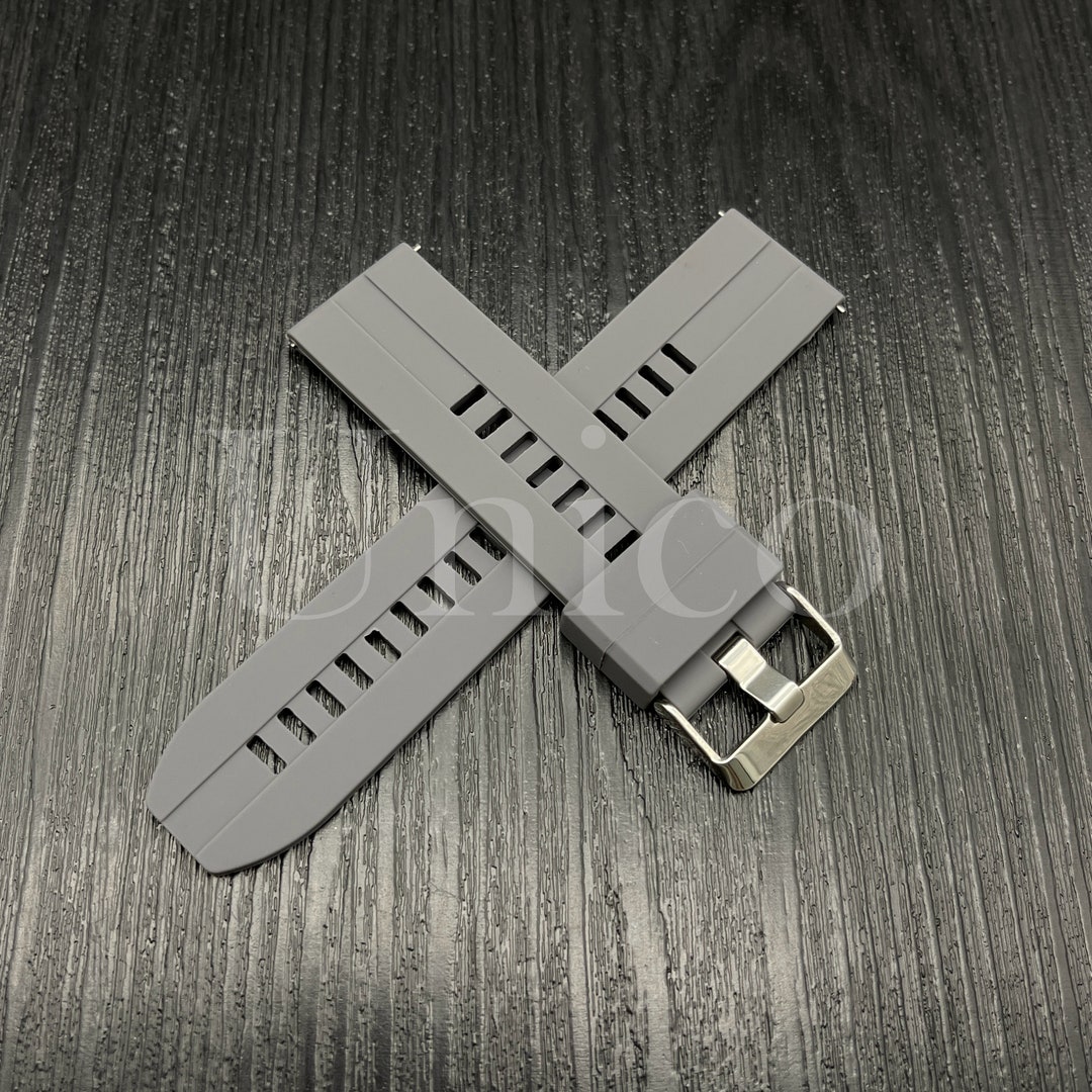 20 MM Dark Gray Rubber Watch Strap Fits for Swatch X Omega - Etsy