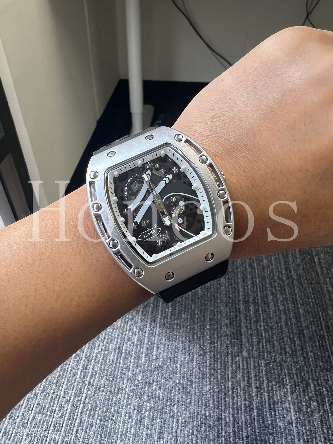 Custom Made Mods Watch With RM Style Quartz Movement Silver - Etsy