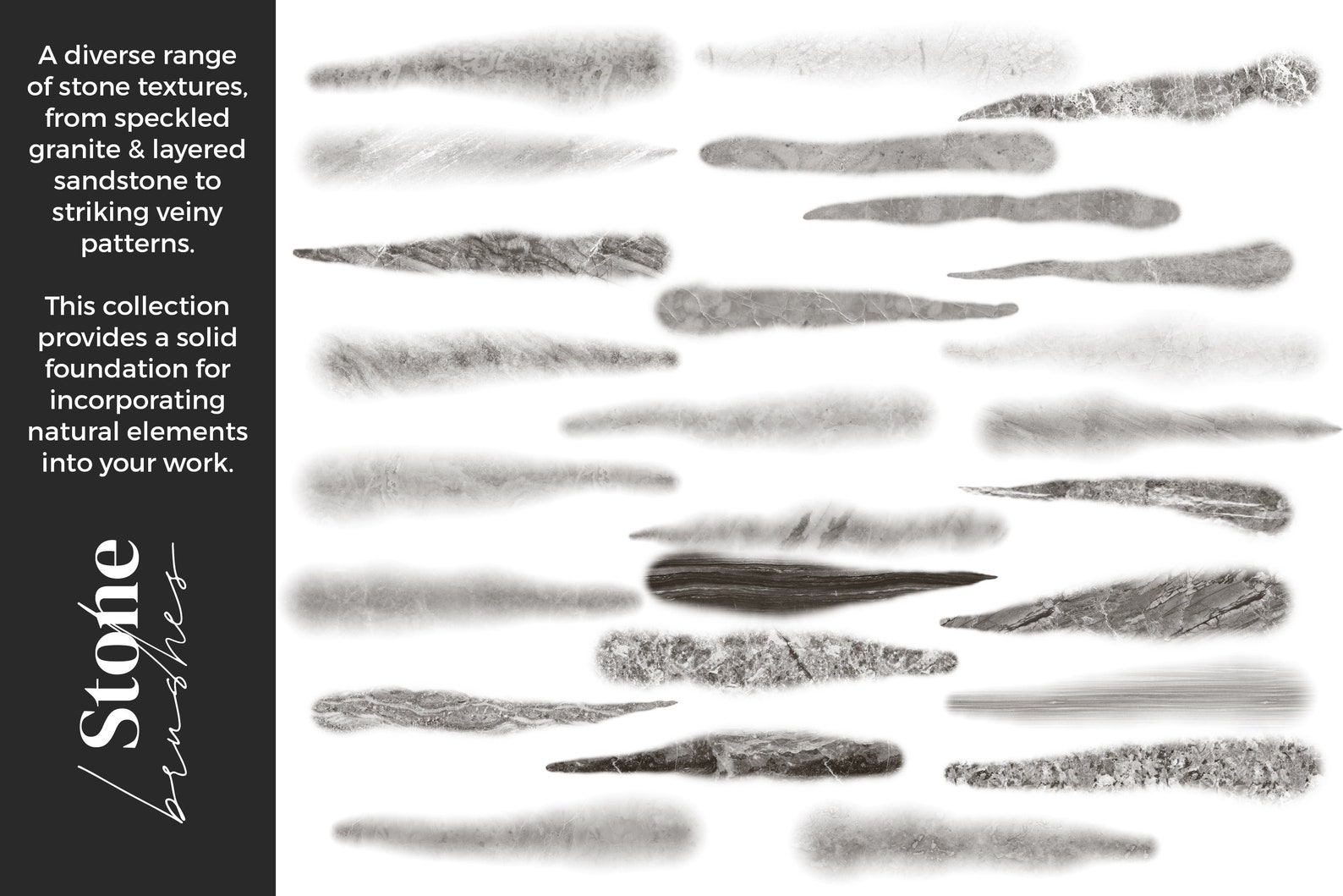 Stone & Marble Texture Brush Bundle for Procreate - Etsy