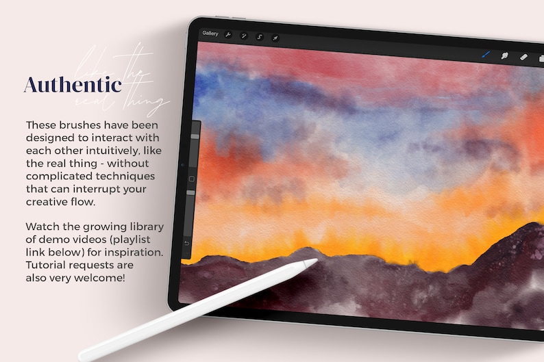 Watercolor Procreate Brush Bundle: Dynamic and Realistic Brushes for ...
