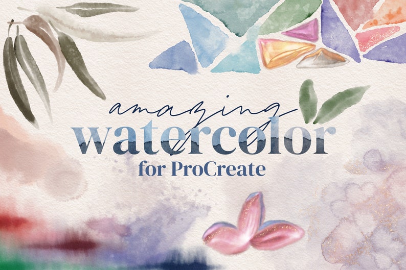 Watercolor Procreate Brush Bundle: Dynamic and Realistic Brushes for ...
